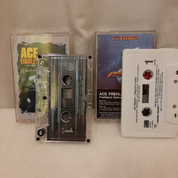 unknown | Media | Ace Frehley Lot Trouble Walkin Frehleys Comet Kiss ...